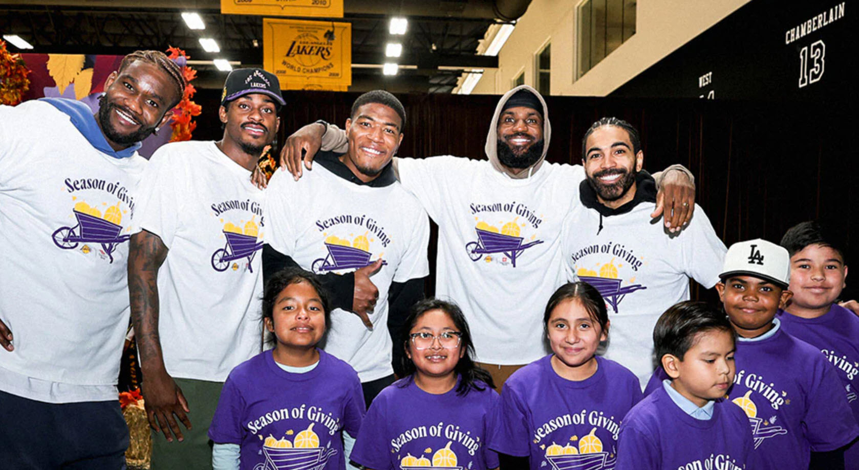 Los Angeles Lakers Tip Off 2025 Season of Giving with Thanksgiving ...